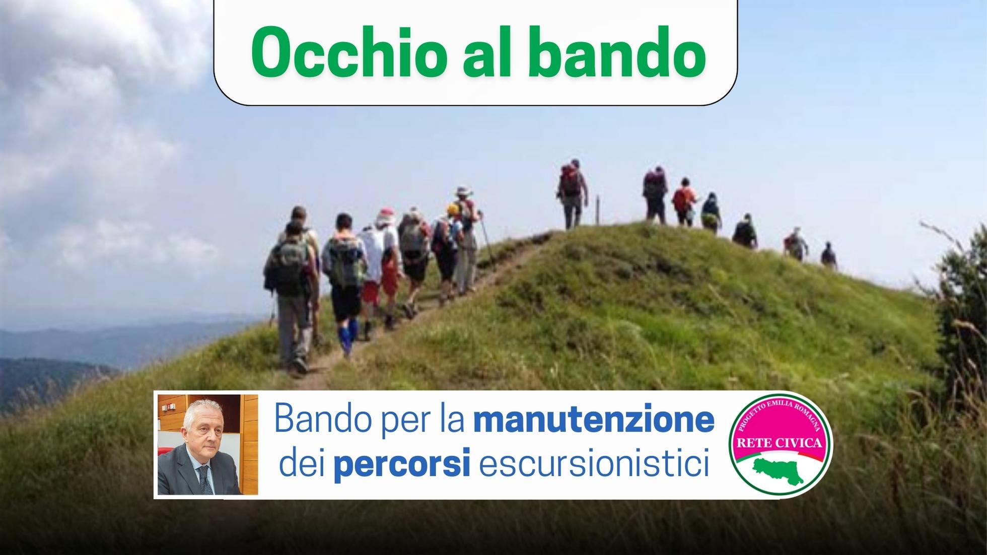Bando per contributi dedicati alla manutenzione dei sentieri ...